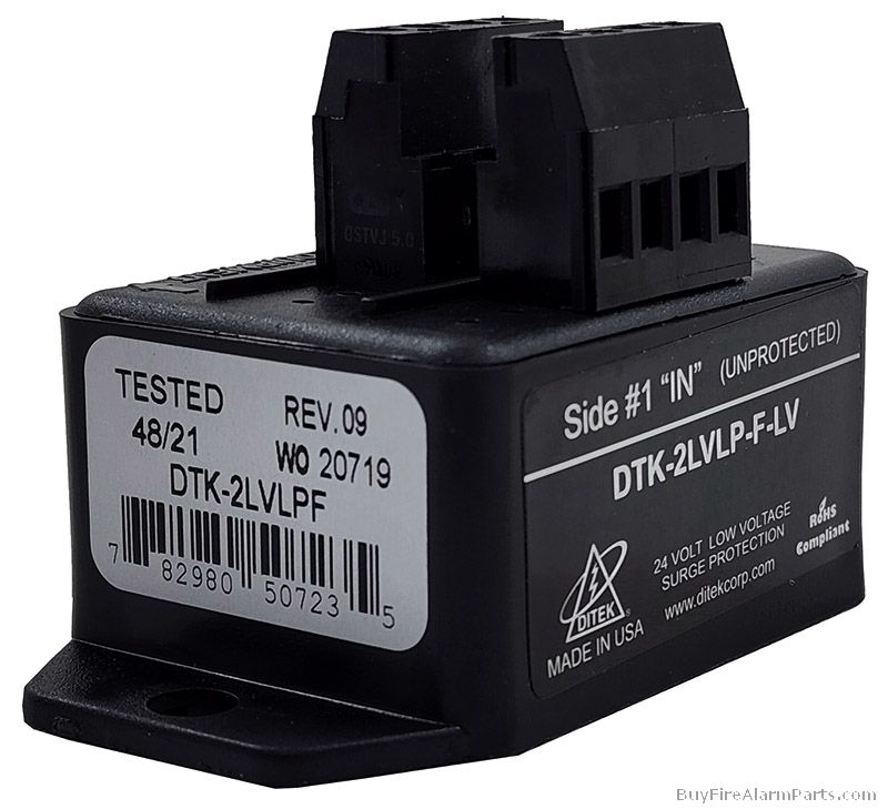 Ditek DTK-2LVLPF Fire Alarm Panel SLC Surge Protector