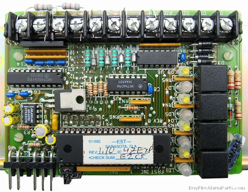 Edwards EST 4ZEXP 4-Zone Expansion Module with Bracket