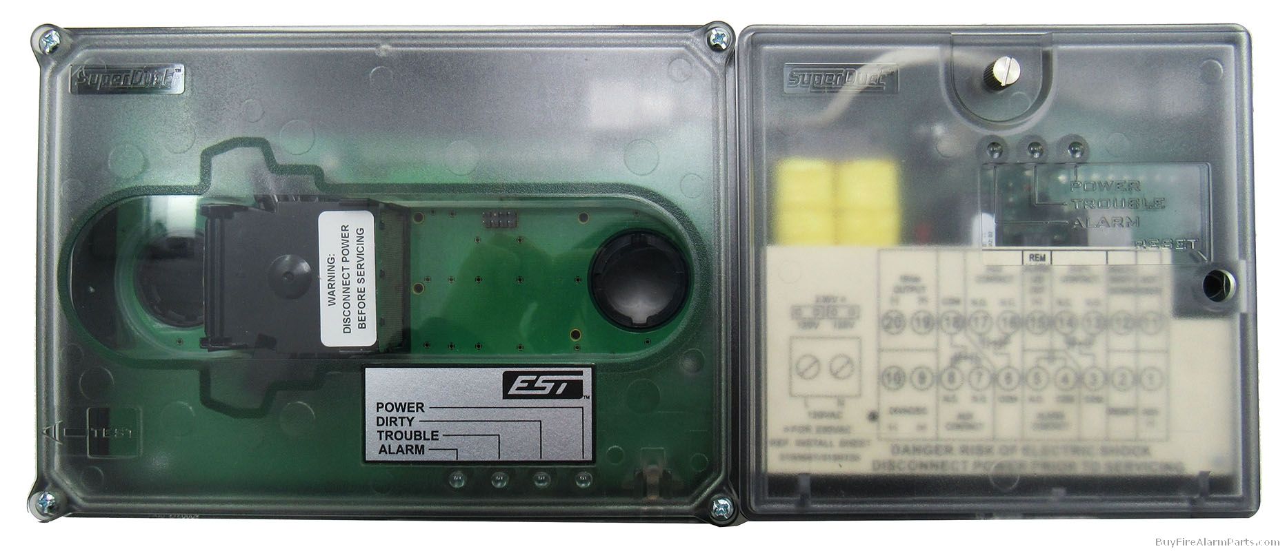 Edwards EST ESD-4WJ SuperDuct Four-Wire Duct Smoke Detector