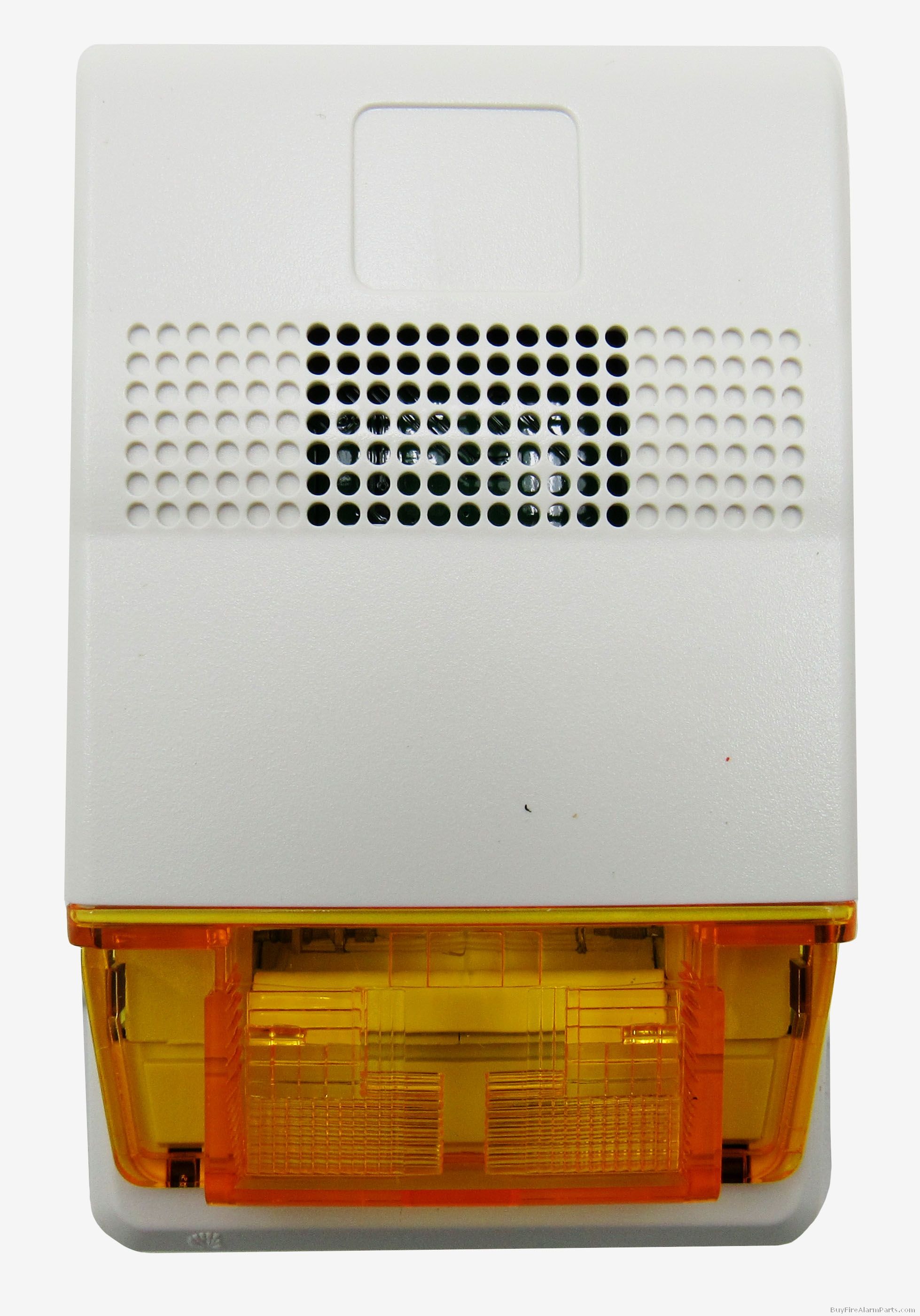 Edwards EST G1WN-VMA Genesis Horn Strobe, Amber Lens (White)