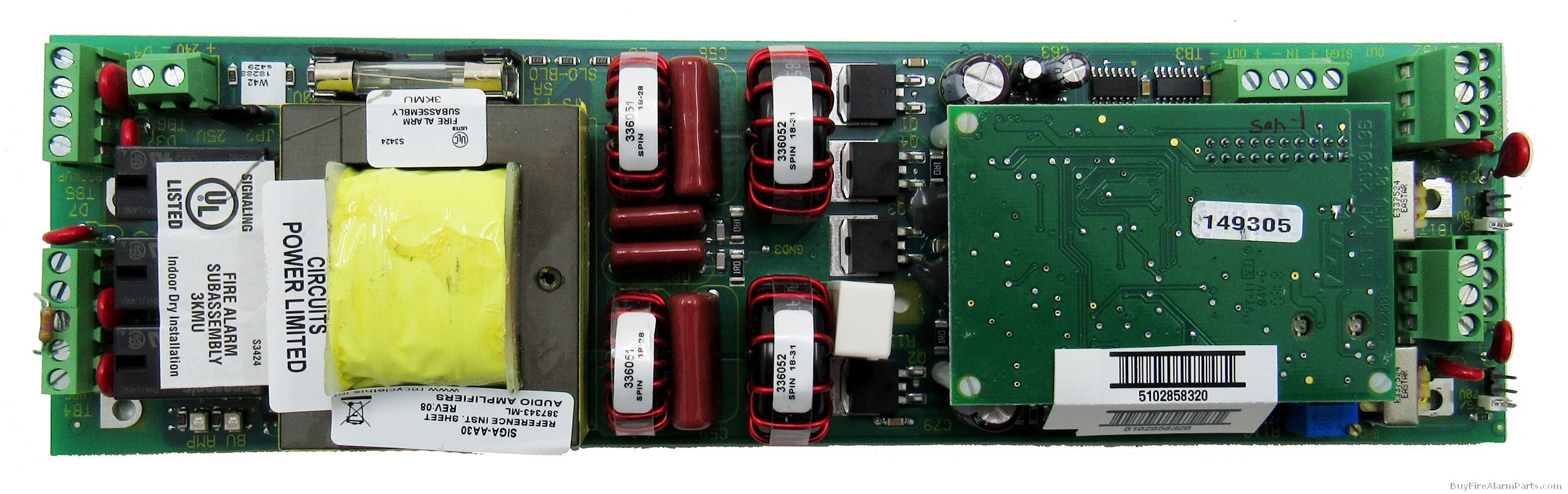 Edwards EST SIGA-AA30 Intelligent Audio Amplifier