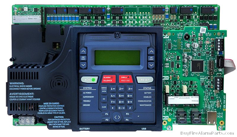 Fire-Lite ES-50X 50-Point Addressable FACP with Cabinet