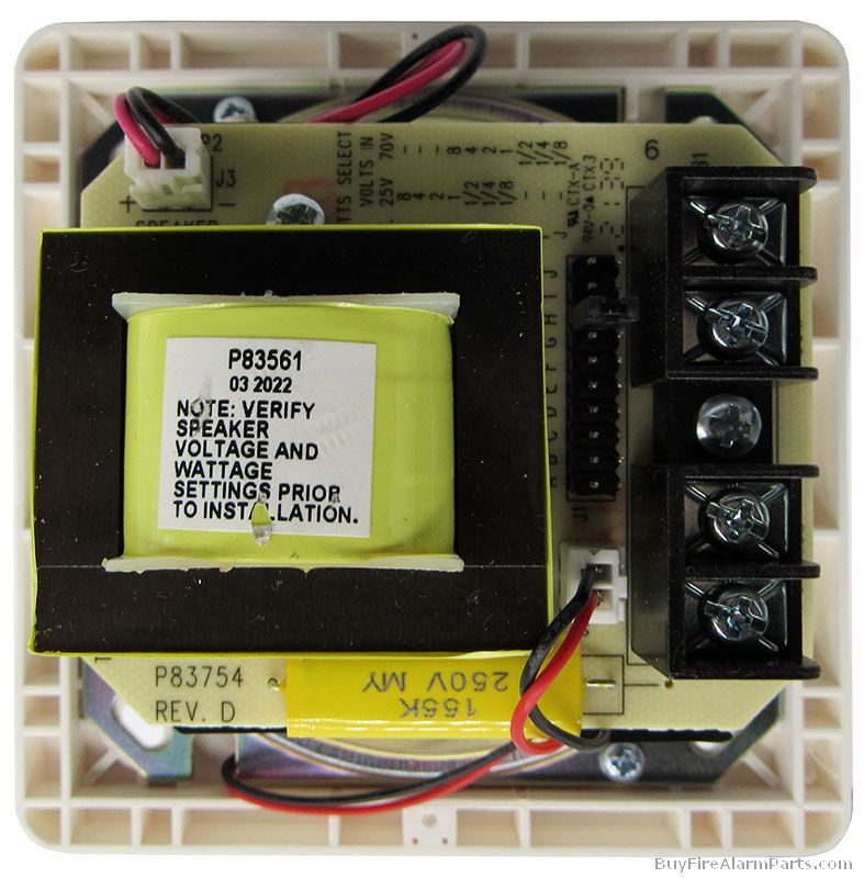 Wheelock ET70-24MCW-FW Speaker Strobe (White)