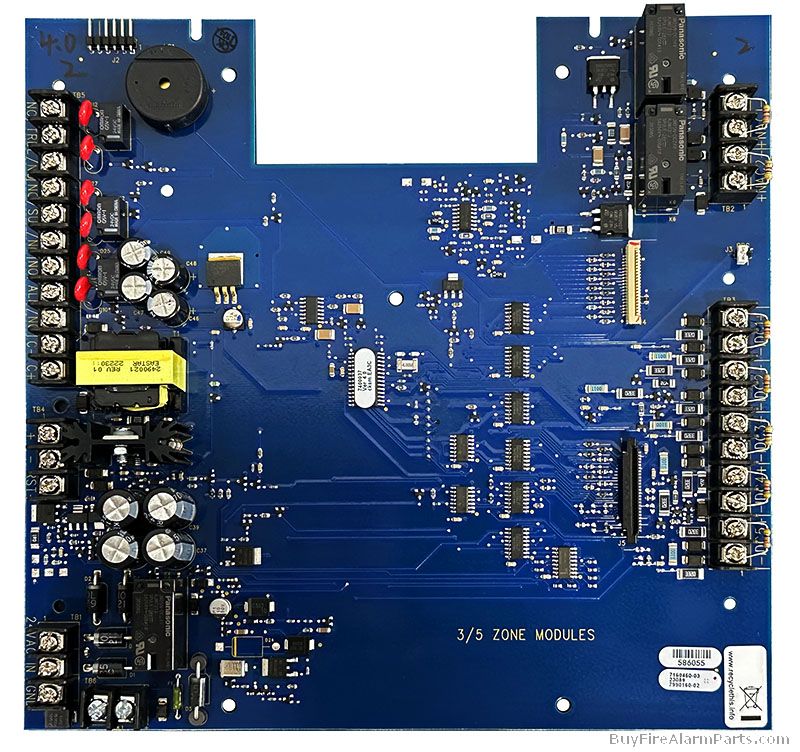Edwards EST F-5ELEC Main Circuit Board for FSP/FX (5-Zone FACP)