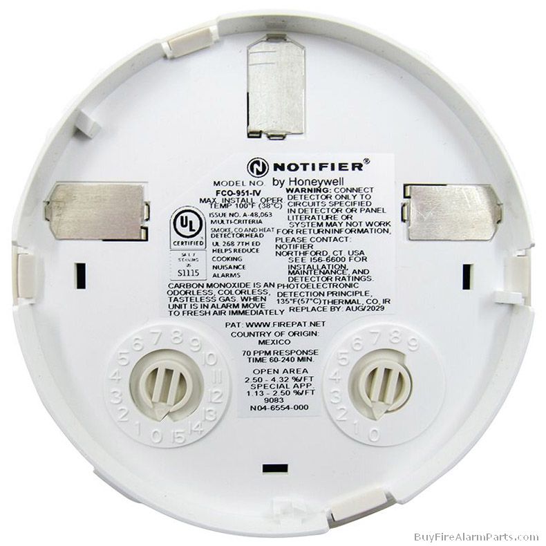 Notifier FCO-951-IV Advanced Multi-criteria Fire / CO Detector (Ivory)
