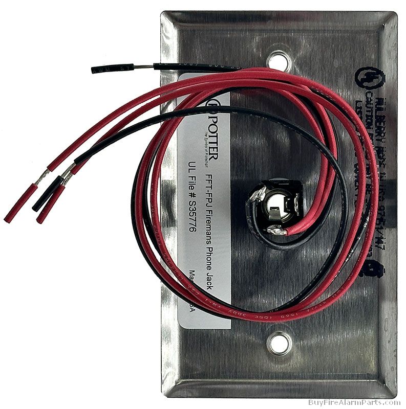 Potter FFT-FPJ Firefighter Telephone Phone Jack