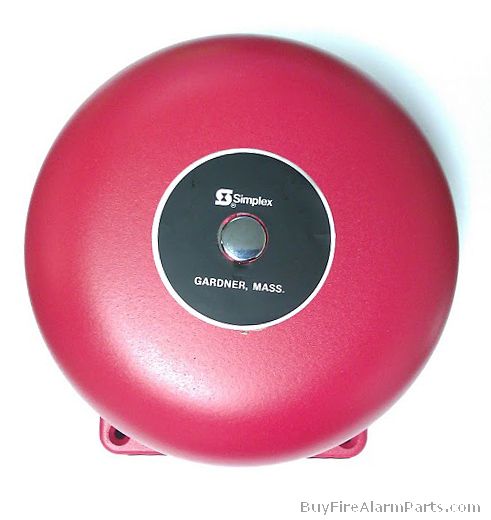 Simplex 2901-9081 6 inch 4v 2.5amp Red Bell Single Stroke