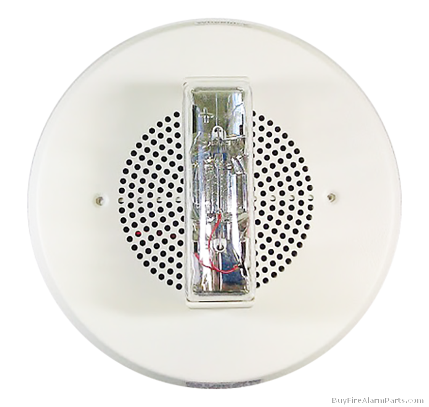 Wheelock E90-24MCC-FW Ceiling Mount Speaker Strobe