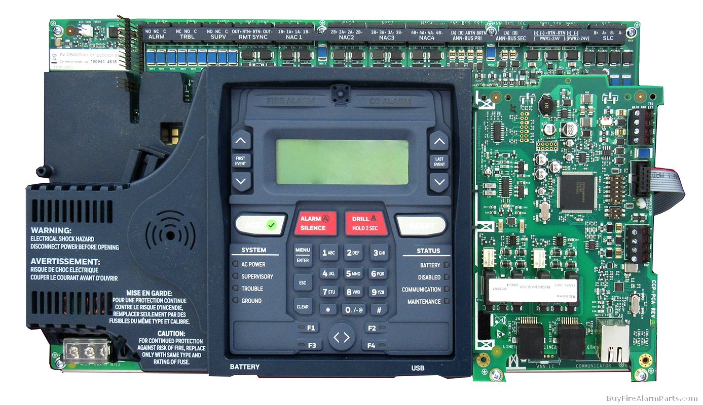 Fire-Lite ES-200X Intelligent Addressable FACP with Communicator [NEW]