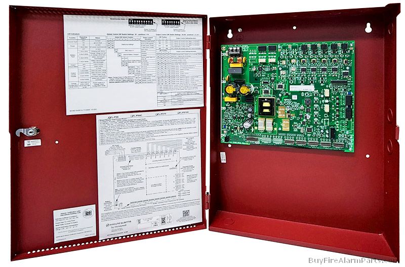 Fire-Lite FL-PS6 Remote Charging Power Supply in Cabinet