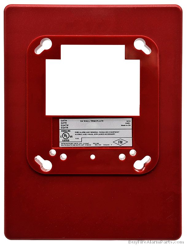 Edwards EST G4TR Trim Plate