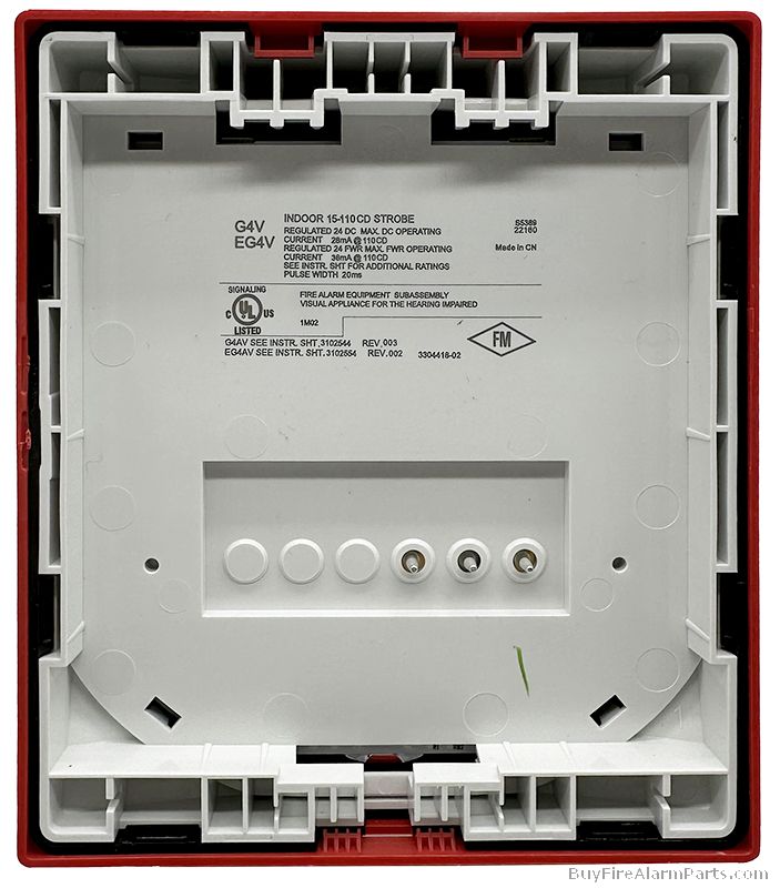 Edwards EST G4VRF Wall Mount Strobe