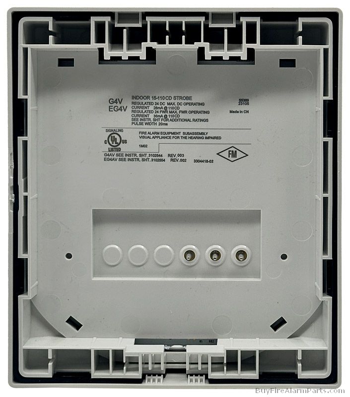 Edwards EST G4VWN Wall Mount Strobe (White)