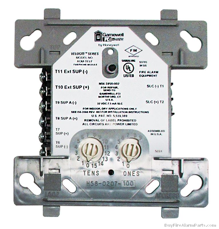 Gamewell FCI AOM-TELF Telephone Monitor Module