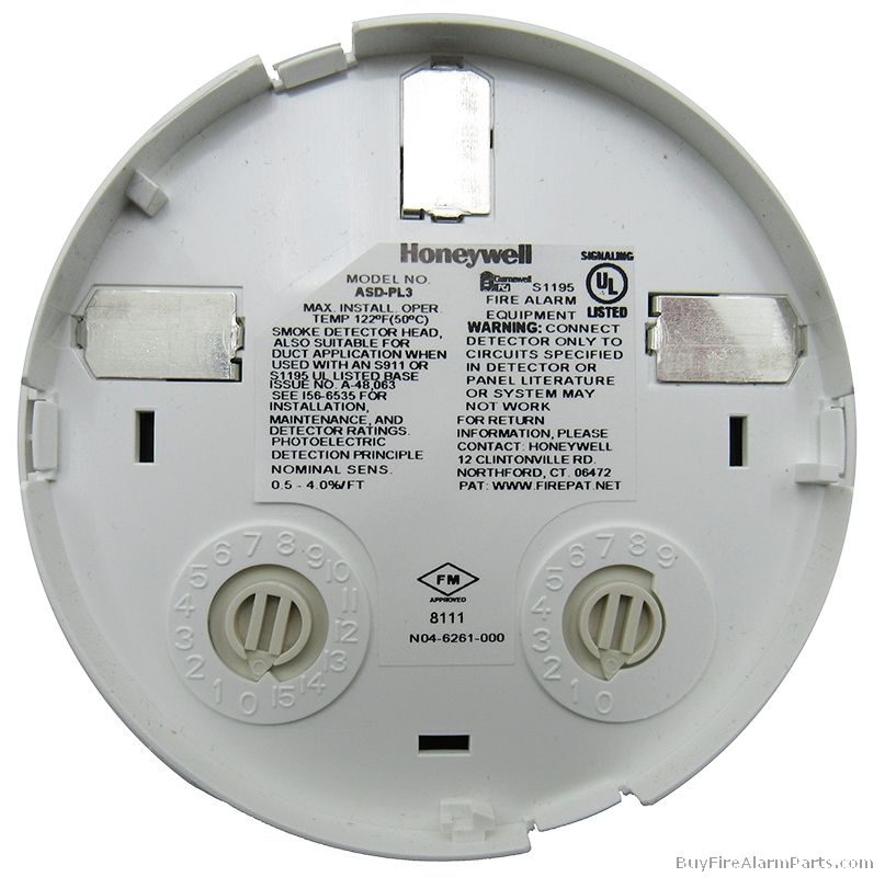 Gamewell FCI ASD-PL3 Photolectric Smoke Detector (White)