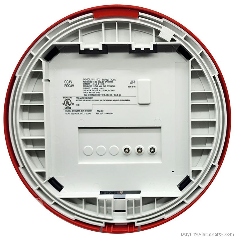 Edwards EST GCAVRF Ceiling Mount Horn Strobe