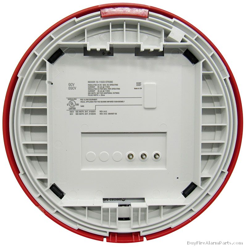 Edwards EST GCVRF Ceiling Mount Strobe