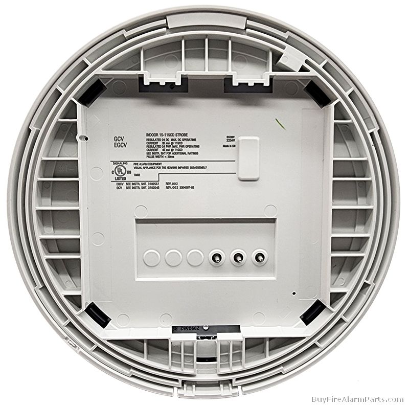 Edwards EST GCVWF Ceiling Mount Strobe (White)