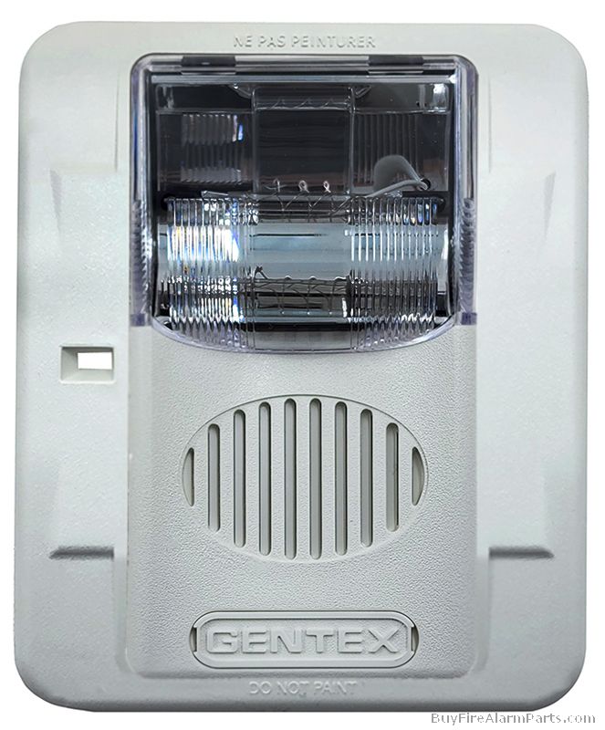 Gentex GEC3-24WW Low Profile Evacuation Horn/Strobe