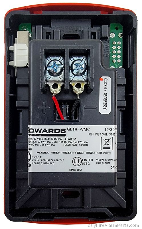 Edwards EST GL1RF-VMC Genesis GL Strobe