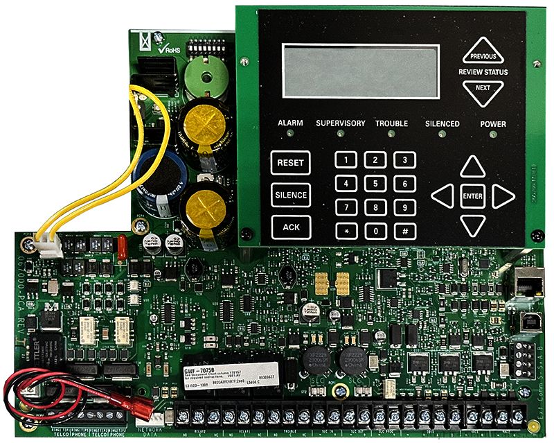 Gamewell-FCI GWF-7075B Intelligent Addressable FACP (Black Cabinet)