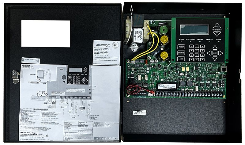 Gamewell-FCI GWF-7075B Intelligent Addressable FACP (Black Cabinet)
