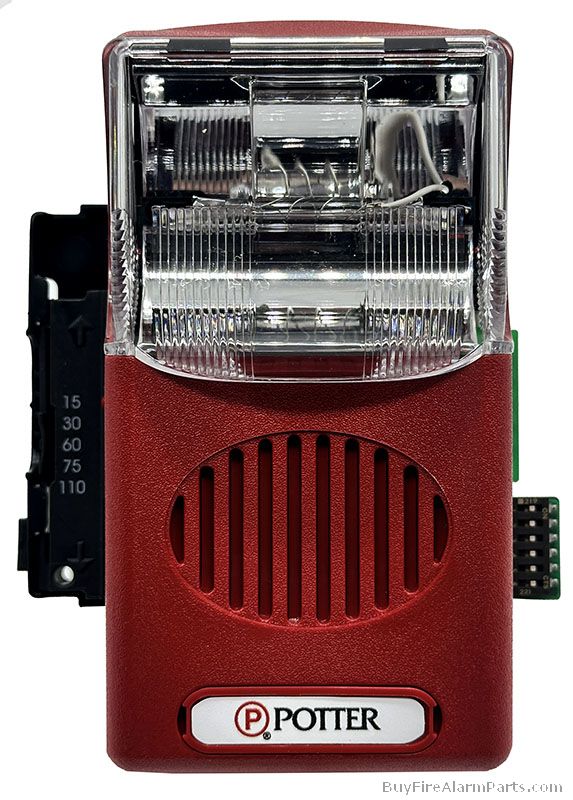 Potter HS-24WR Selectable Candela Low Profile Evacuation Strobe