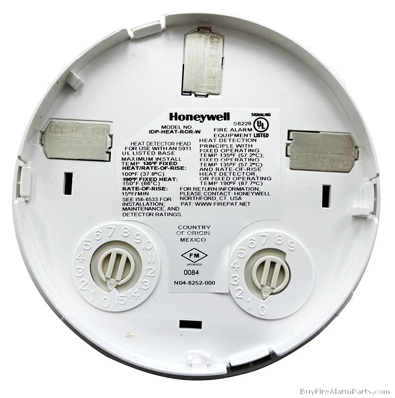 Silent Knight IDP-HEAT-ROR-W Intelligent Rate of Rise Thermal Sensor ...