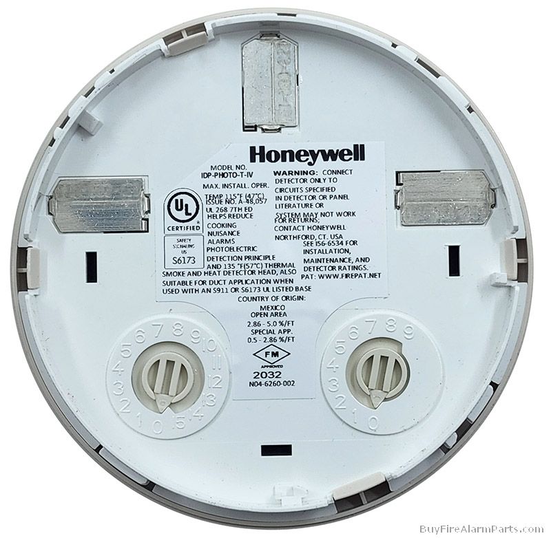 Silent Knight IDP-PHOTO-T-IV Photoelectric Smoke Detector with Thermal ...