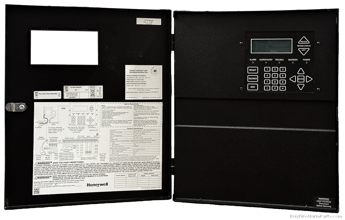 Silent Knight IFP-75B (Intelligent FACP) in Black Cabinet