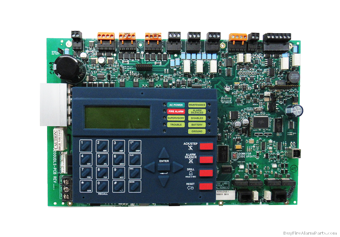 Fire-Lite MS-9200UDLS (Intelligent FACP + DACT) Replacement Board, New ...