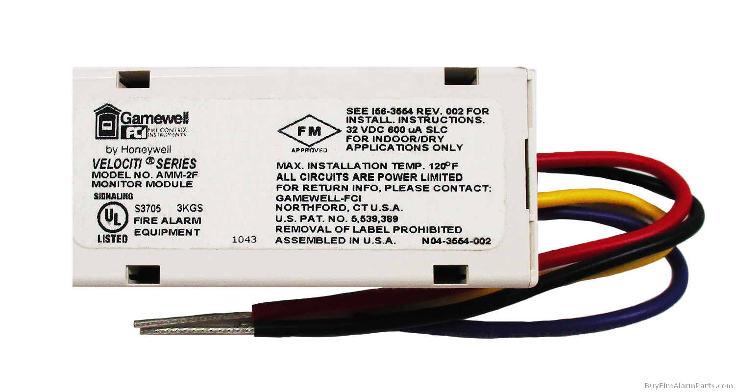 Gamewell FCI AMM-2F Addressable Monitor Module