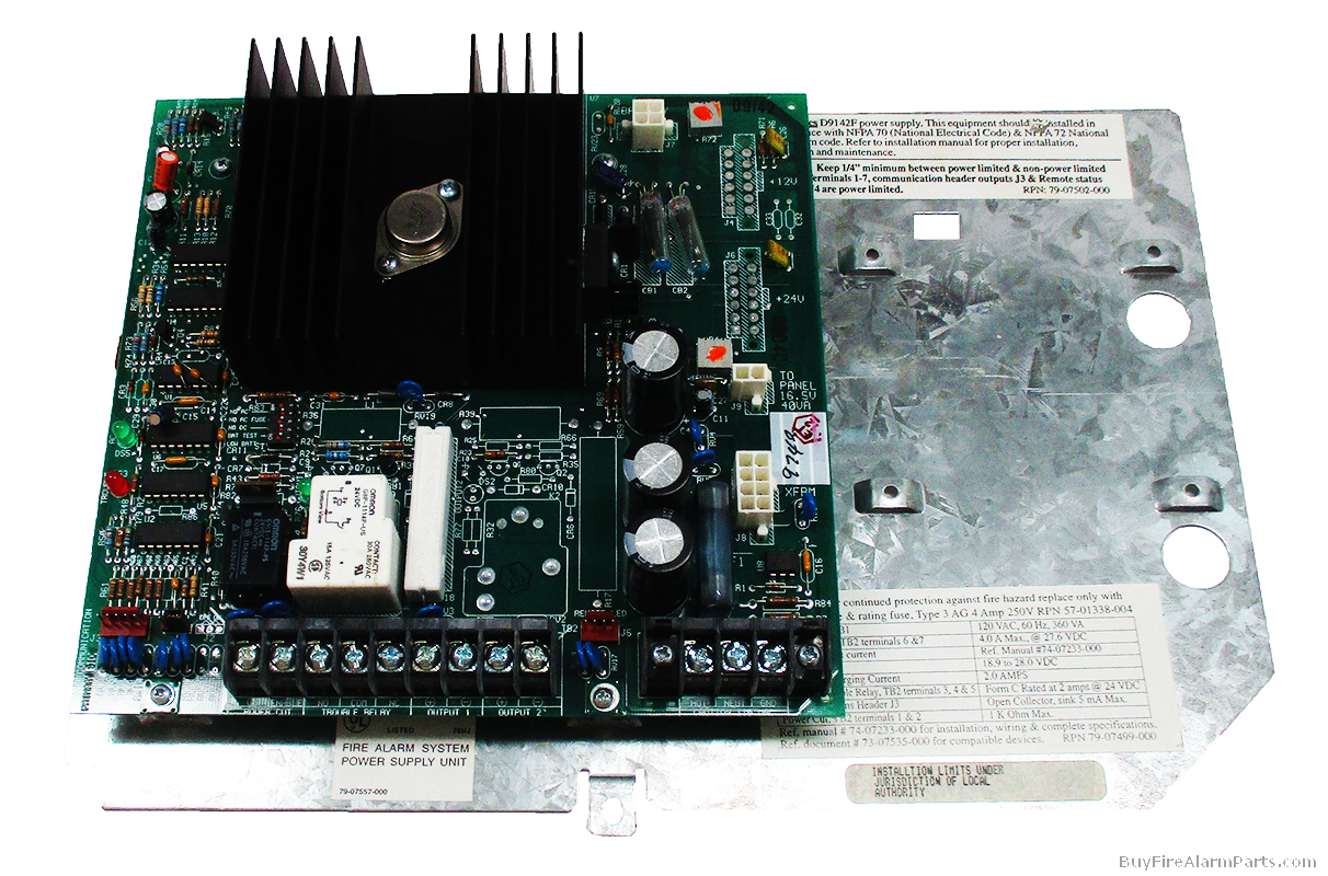 Bosch D9142M Radionics Power Supply Assembly