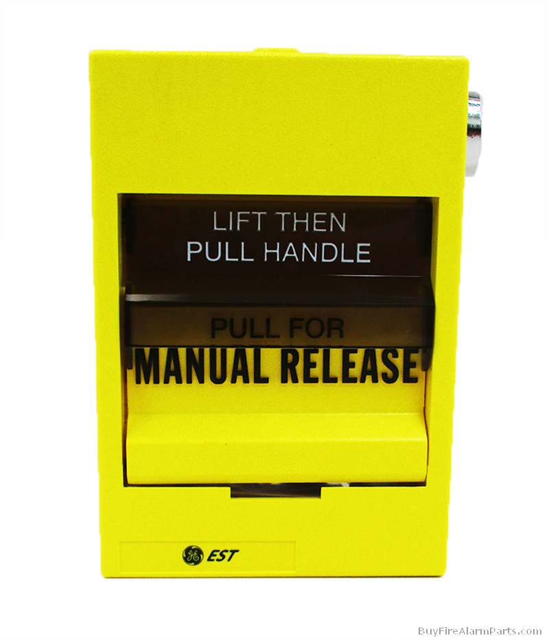 Edwards EST 278A-REL Manual Release Station (Yellow)