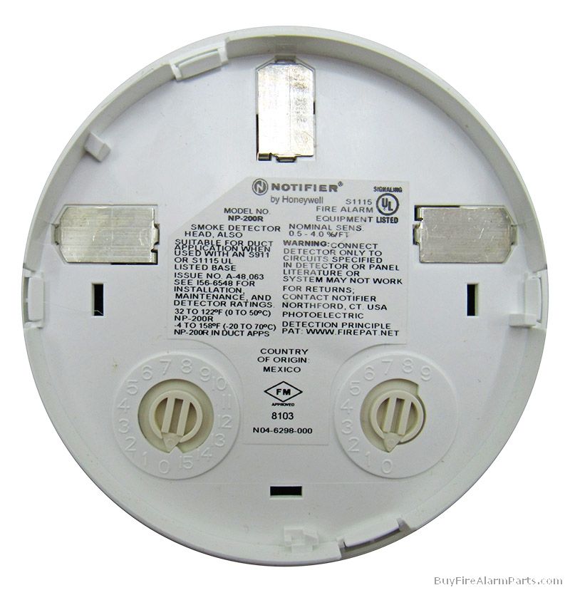 Notifier NP-200R Remote Test Photoelectric Detector (White)