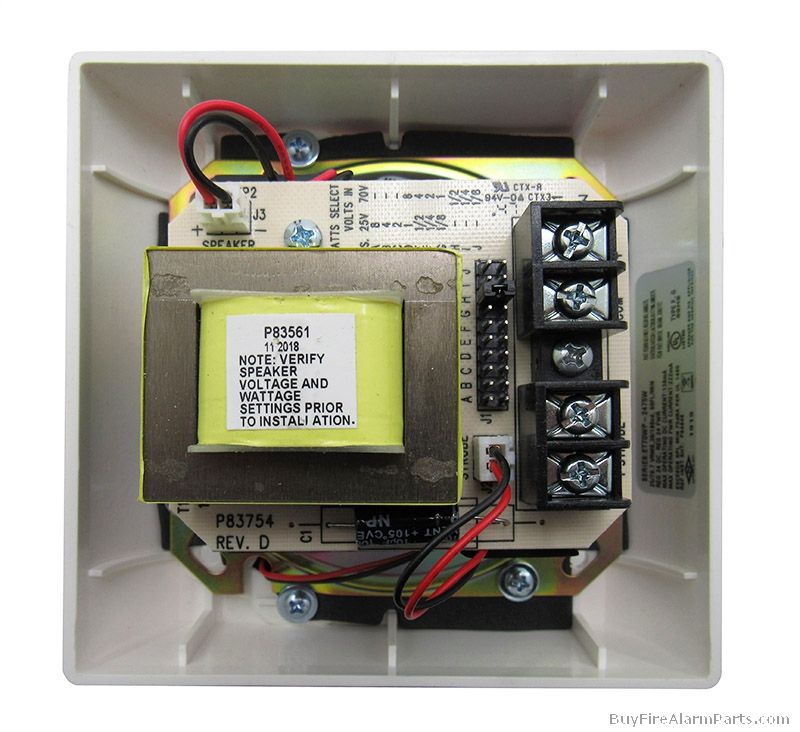 Wheelock ET70WP-2475W-FW Weatherproof Speaker Strobe (White)