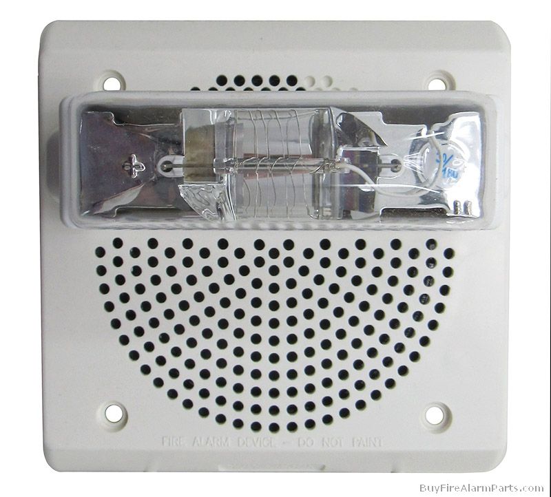 Wheelock ET70WP-2475W-FW Weatherproof Speaker Strobe (White)