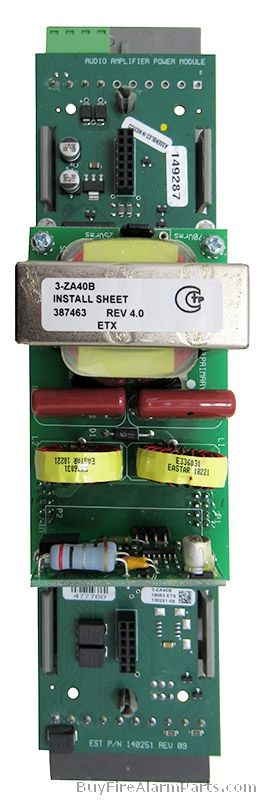 Edwards EST 3-ZA40B 40-Watt Zoned Amplifier