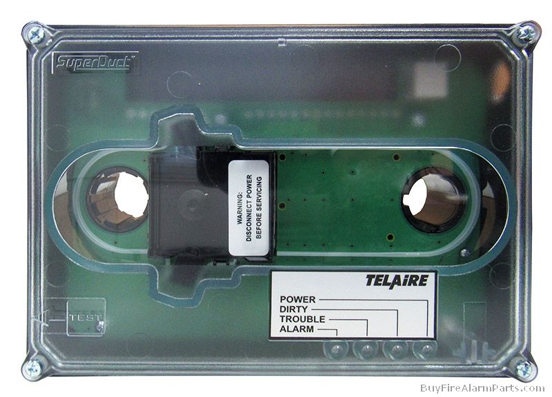 Edwards EST TSD-SJ-C01 SuperDuct Four-Wire Duct Smoke Detector