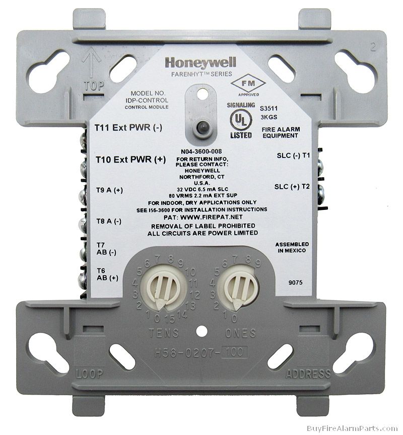 Silent Knight IDP-Control Addressable Notification Module