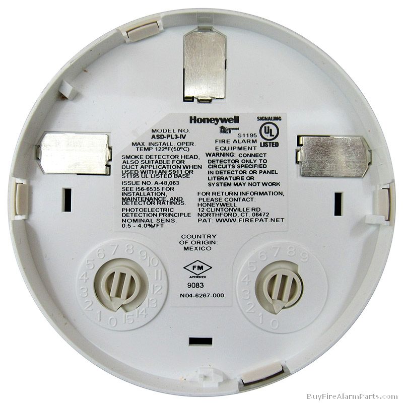 Gamewell FCI ASD-PL3-IV Intelligent Photoelectric Smoke Sensor (Ivory)