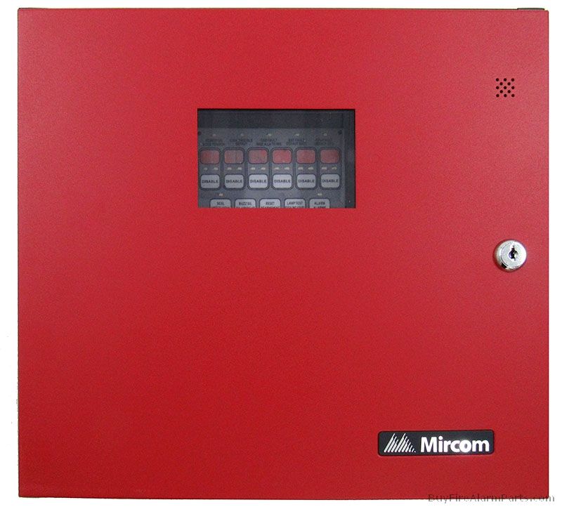 Mircom FA-106R Fire Alarm Control Panel (6-Zone FACP)