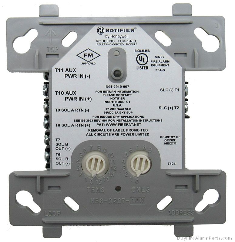 Notifier FCM-1-REL Releasing Control Module