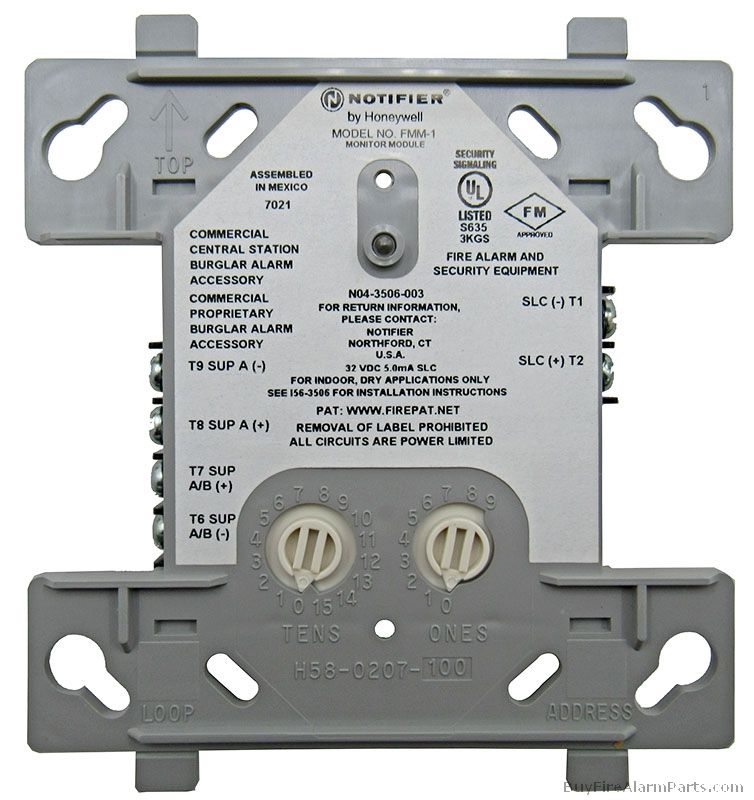 Notifier FMM-1 Monitor Module with FlashScan