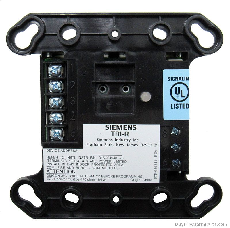 Siemens TRI-R Single Input Intelligent Interface Module w/ Relay