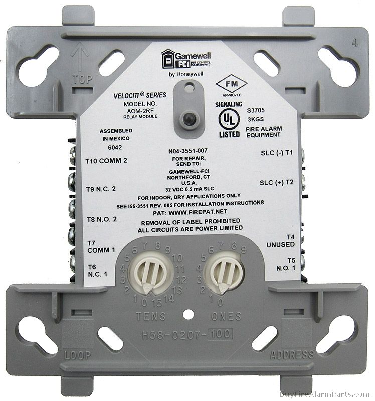 Gamewell FCI AOM-2RF Relay Control Module