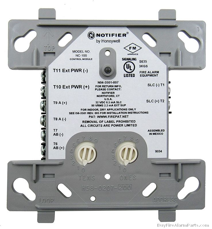 Notifier NC-100 Addressable Control Module
