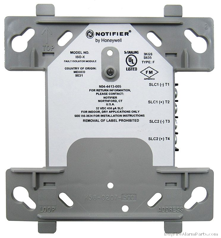 Notifier Iso X Fault Isolator Module