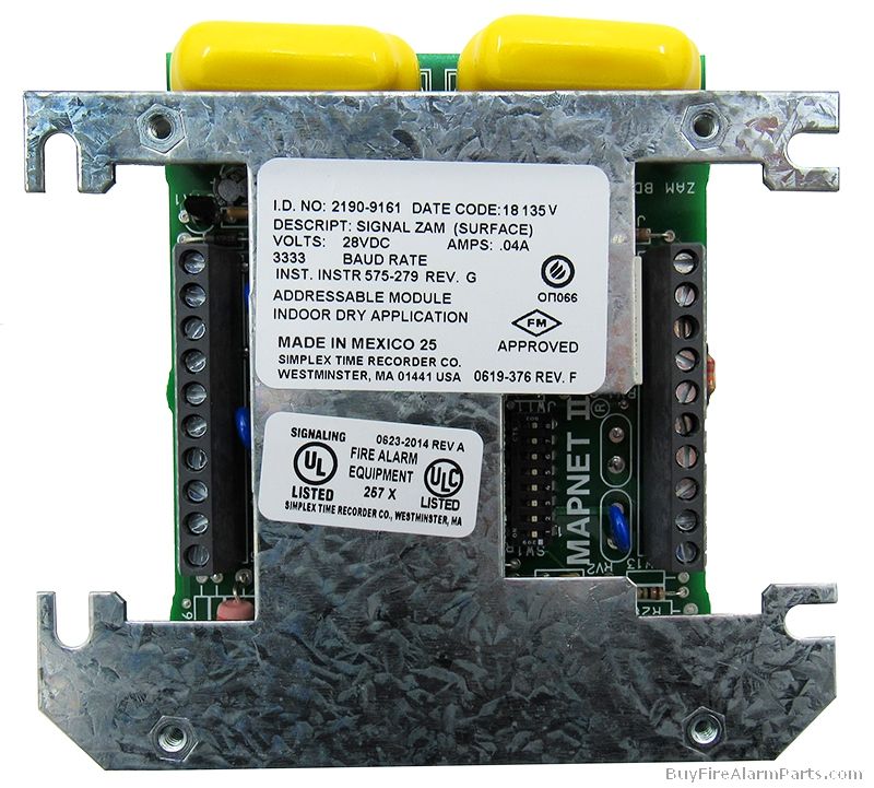Simplex 2190-9161 Signal Zone Adapter Module
