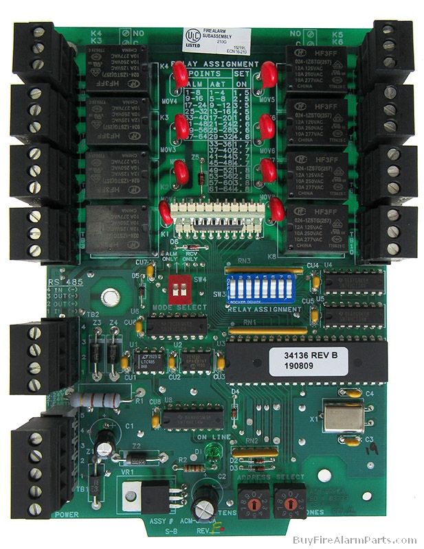 Notifier ACM-8R Annunciator Relay Control Module